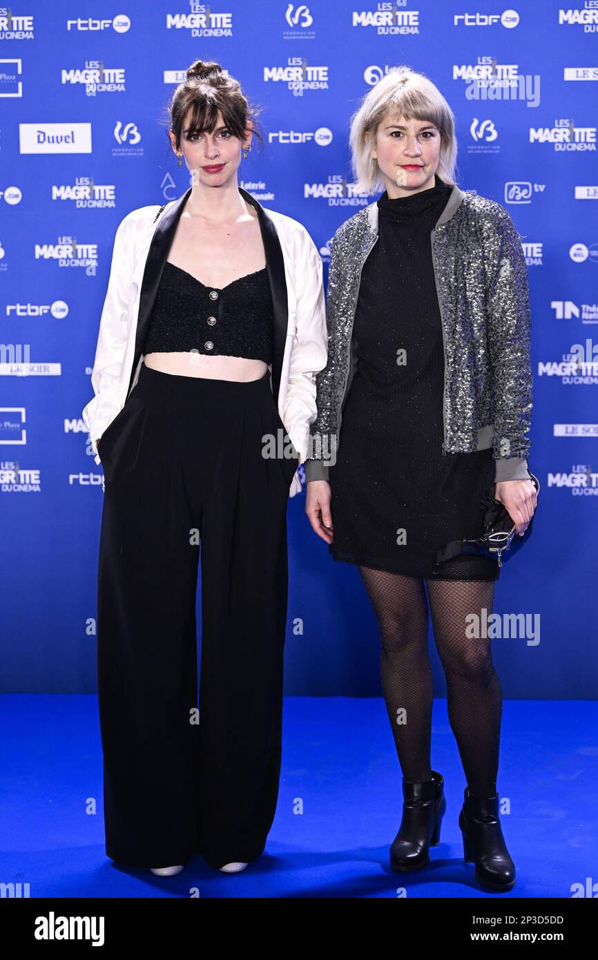 actress Berangere McNeese (L) pictured during the 12th edition of the ...