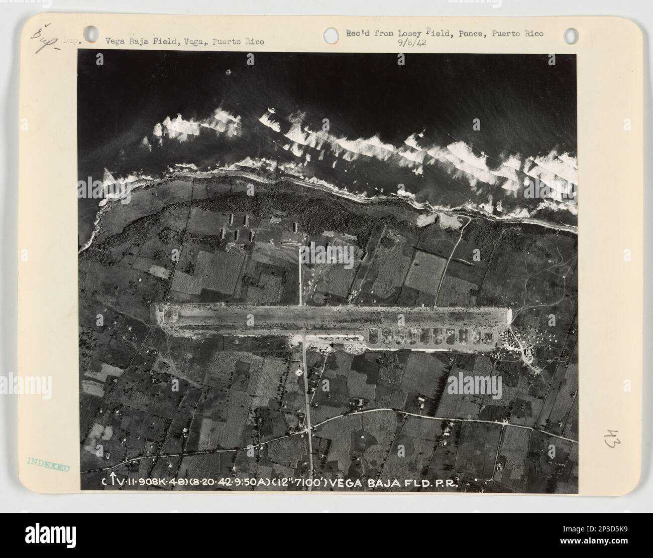 Landing Fields - Puerto Rico, Aerial Photograph Stock Photo - Alamy