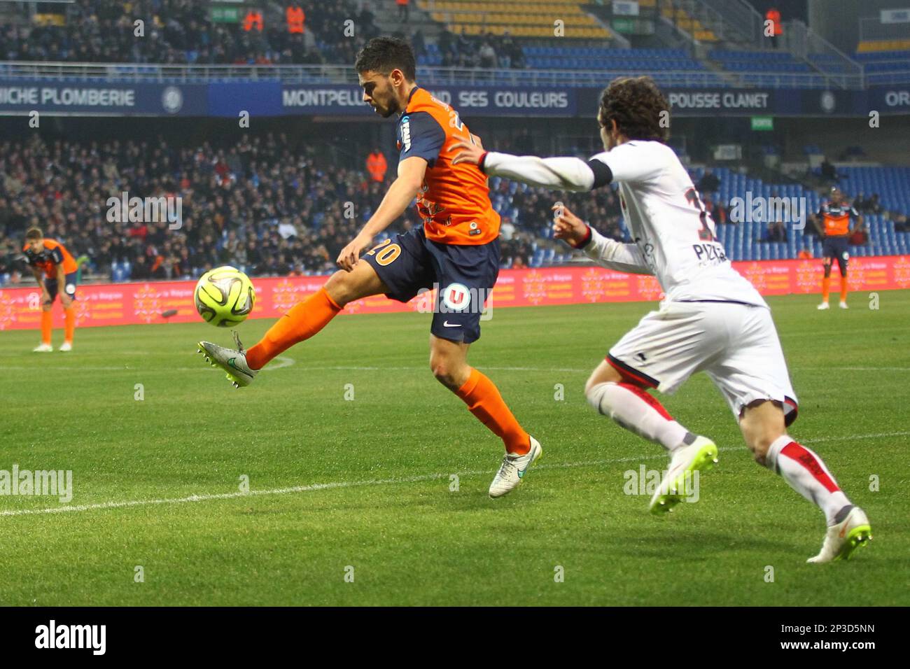Morgan Sanson / Gregoire Puel - 01.03.2015 - Montpellier / Nice - 27eme ...
