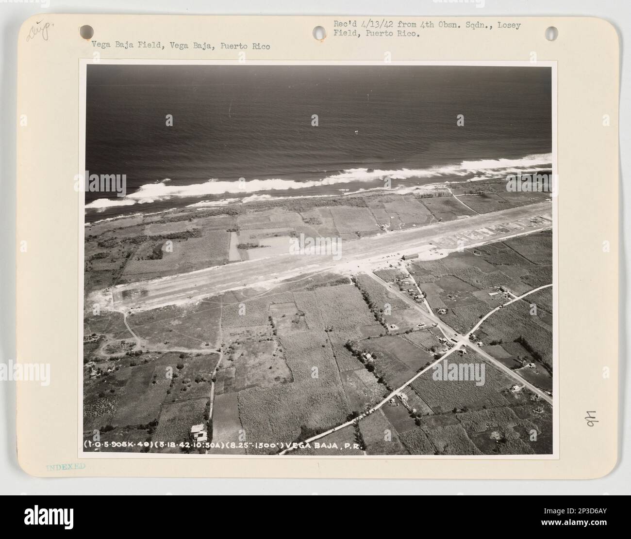 Landing Fields - Puerto Rico, Aerial Photograph Stock Photo - Alamy
