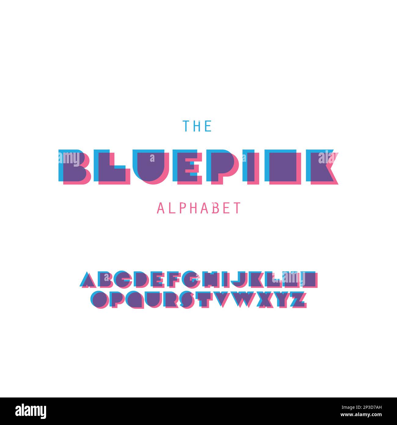 Bold Font Set. Retro Style Typography, vector Design Stock Vector Image ...