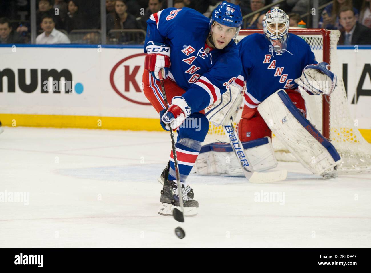 March 02, 2015: New York Rangers defenseman Keith Yandle (93) moves the ...