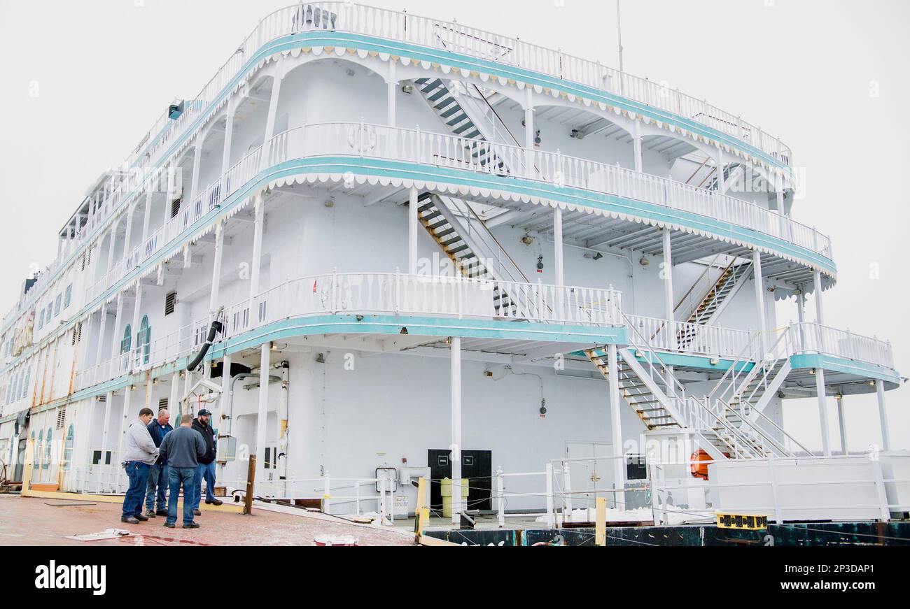 The fully operational paddle wheel riverboat was auctioned off on ...