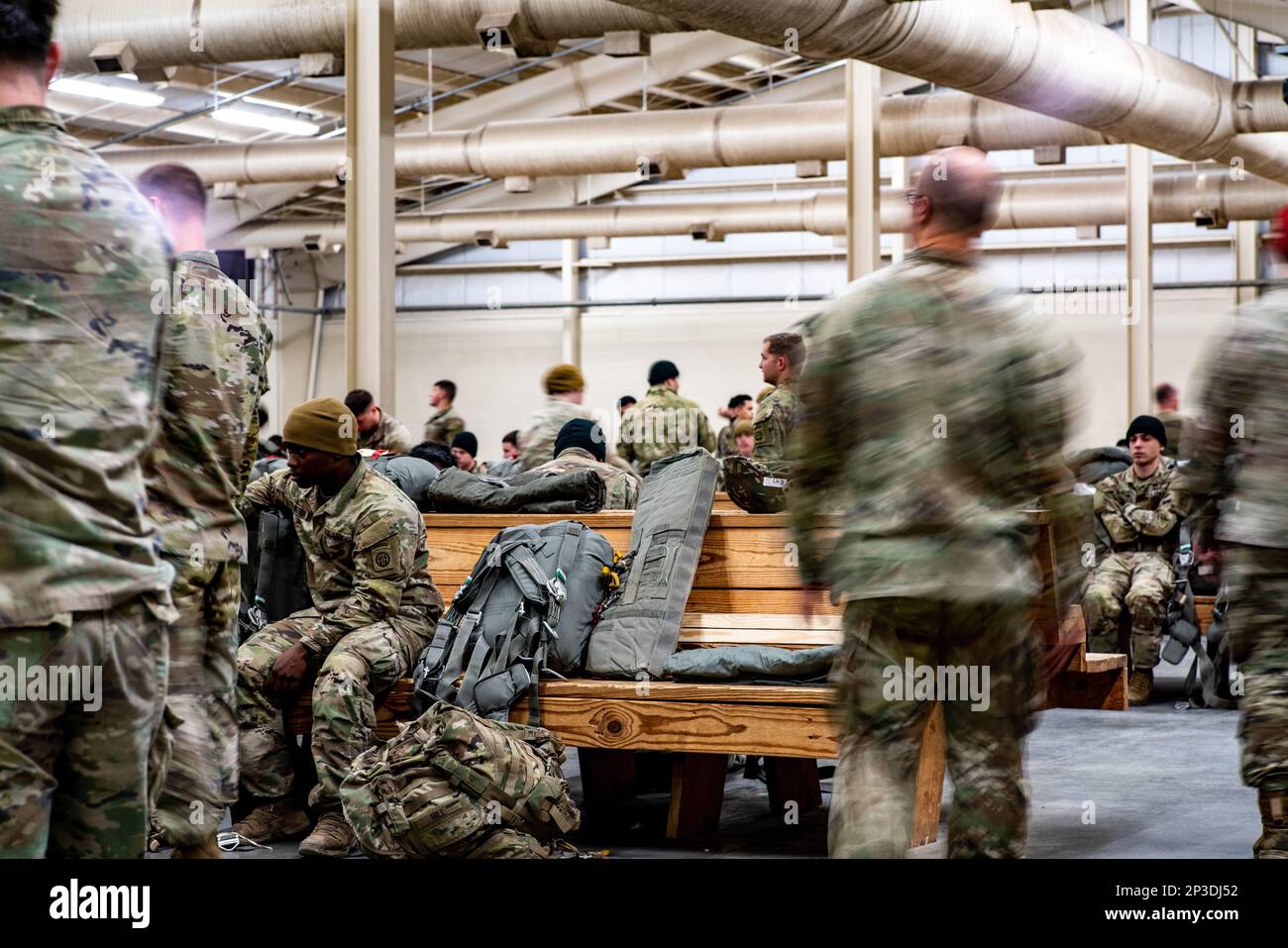 Paratroopers of the 2nd Brigade Combat Team, 82nd Airborne Division don ...