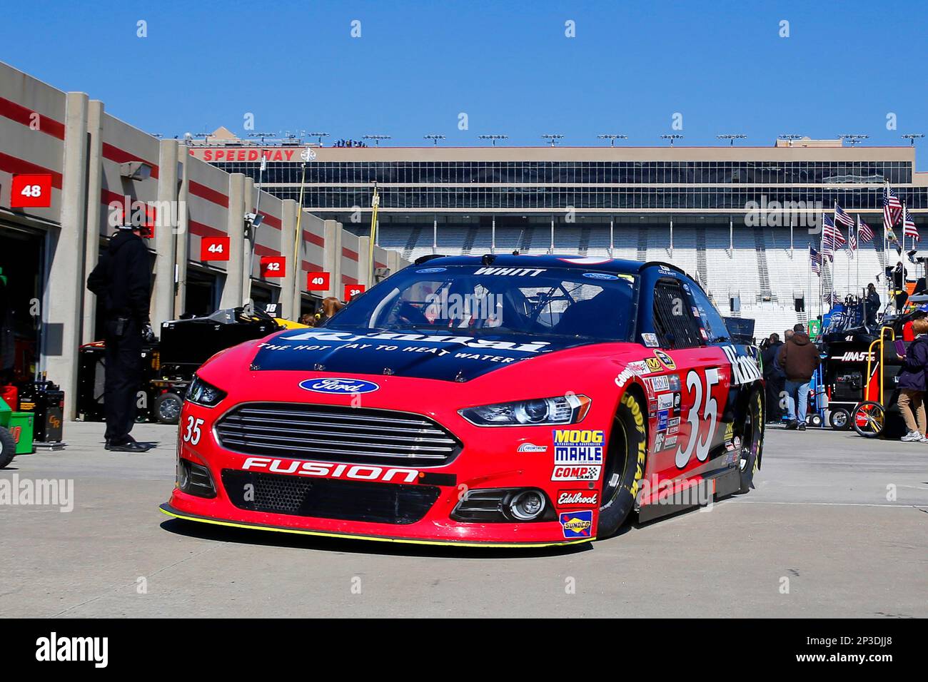 Cole Whitt during practice for the NASCAR Folds of Honor QuikTrip 500 ...