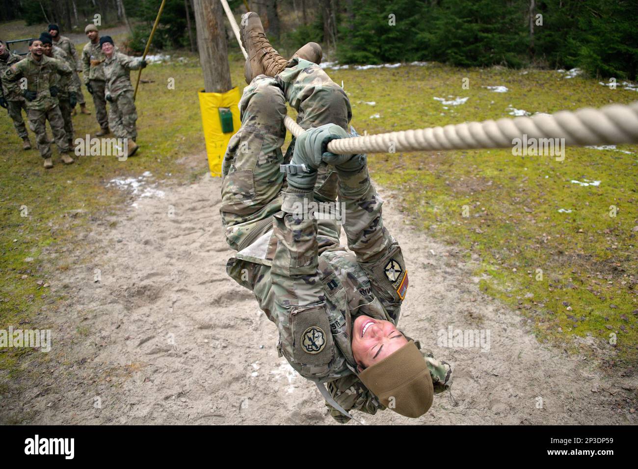 A U.S. Soldier with 207th Military Intelligence Brigade concurs the ...