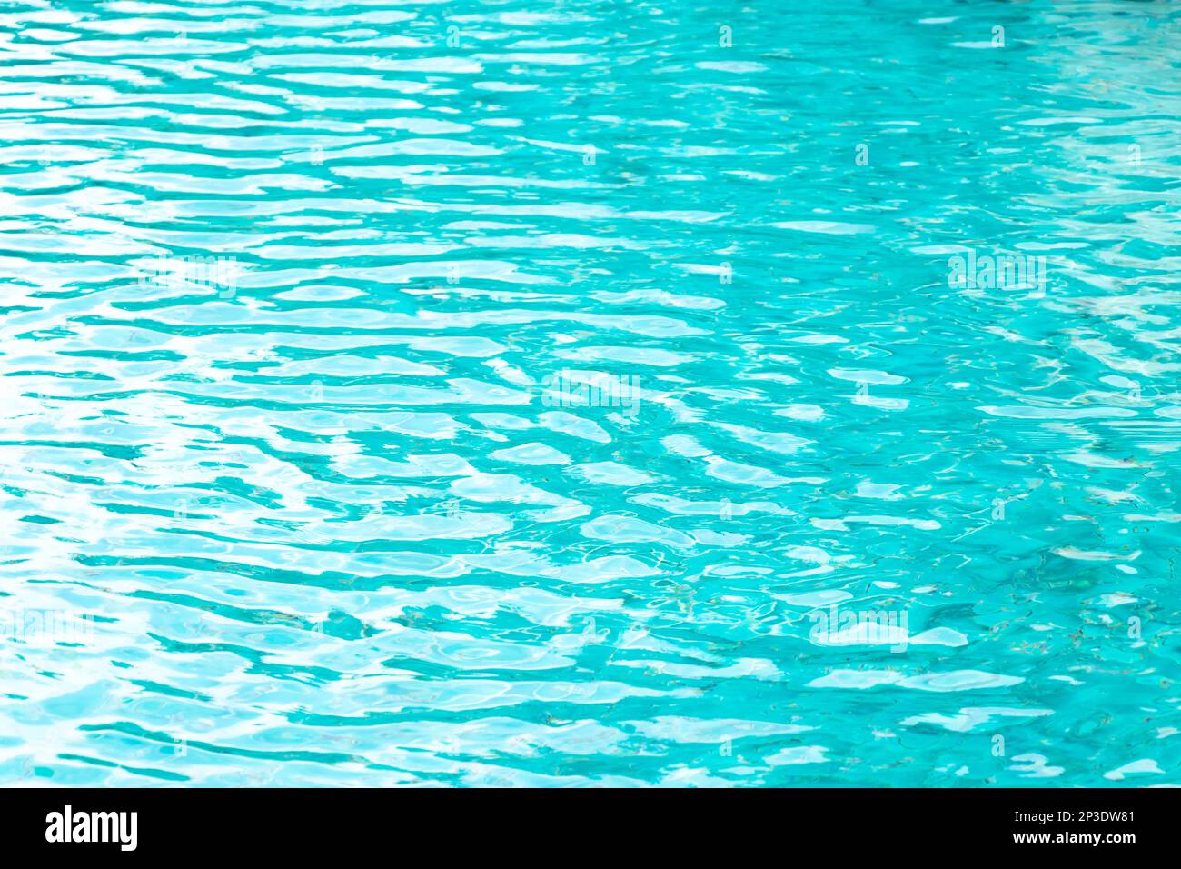 Ripple Water in swimming pool with blue tile floor background Stock ...