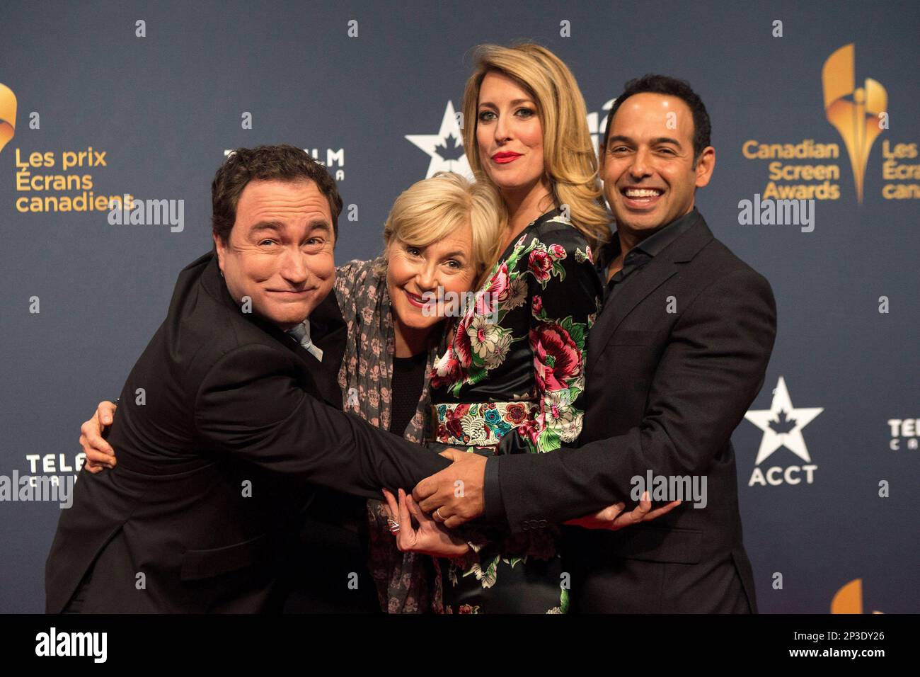 Mark Critch, left, Cathy Jones, second from left, Susan Kent and Shaun ...