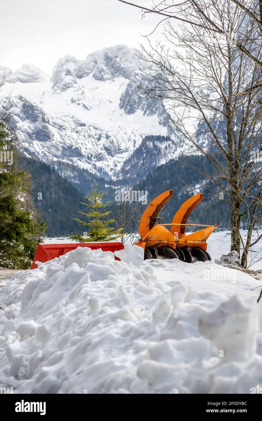 The freezing cold temperatures Austrian winter start to rise and with ...