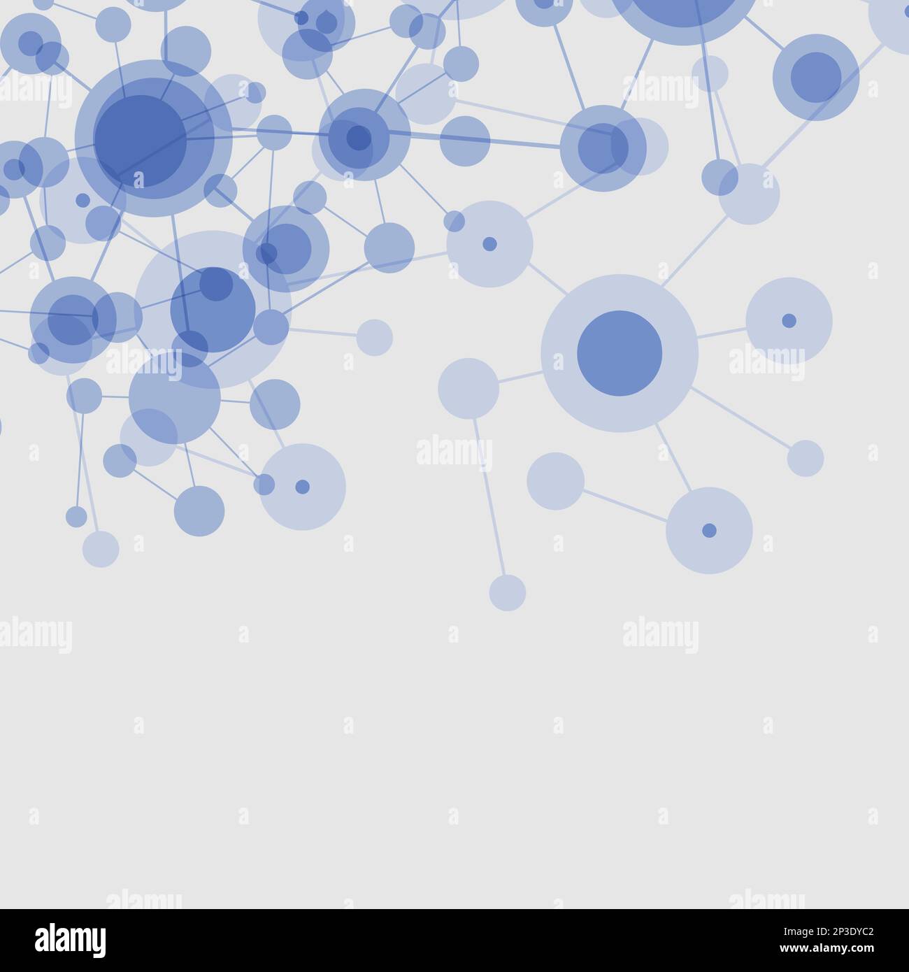 Connections Blue Molecular Global Business Network Design Abstract ...