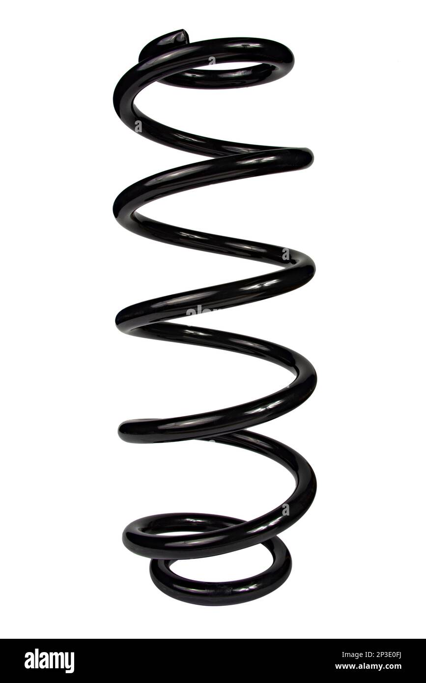 Old metal shock spring Cut Out Stock Images & Pictures - Alamy