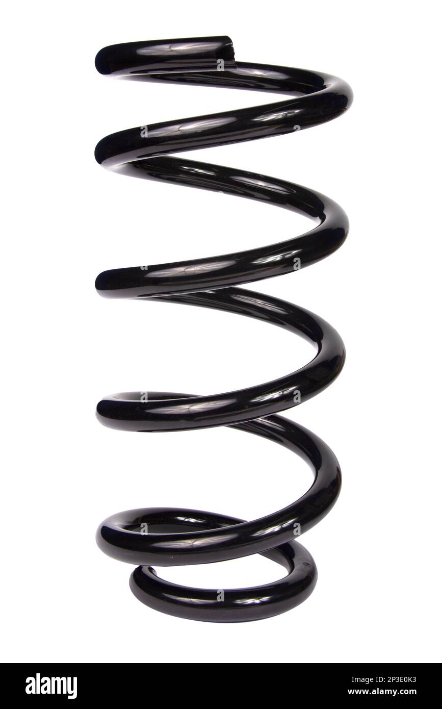 Old metal shock spring Cut Out Stock Images & Pictures - Alamy