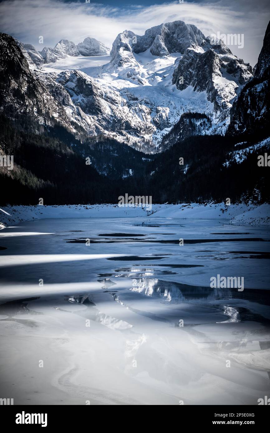 The freezing cold temperatures Austrian winter start to rise and with ...