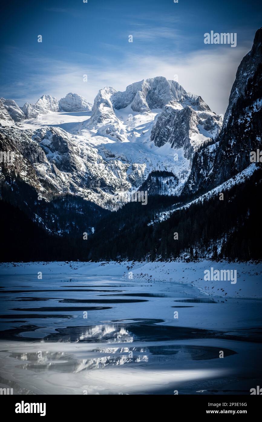 The freezing cold temperatures Austrian winter start to rise and with ...