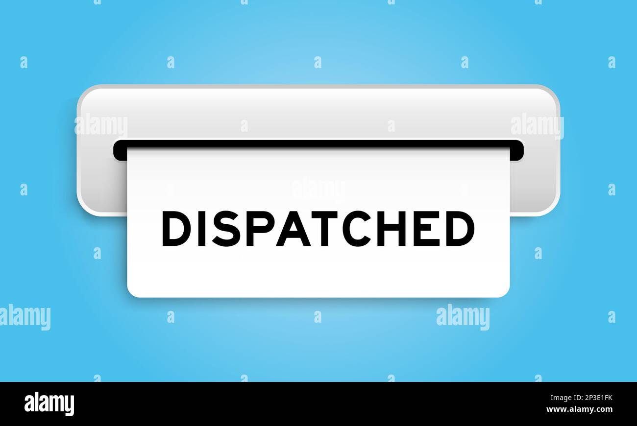 Dispatched vector vectors hi-res stock photography and images - Alamy