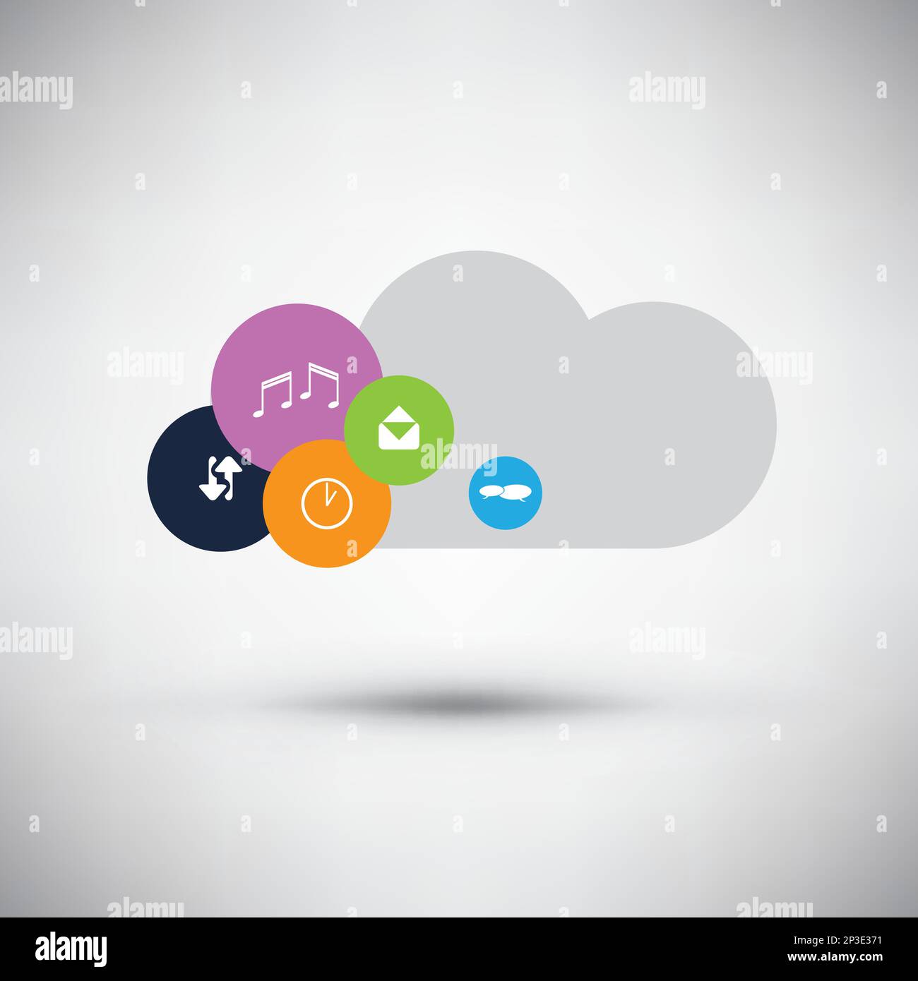 Creative image computing concept Stock Vector Images - Alamy