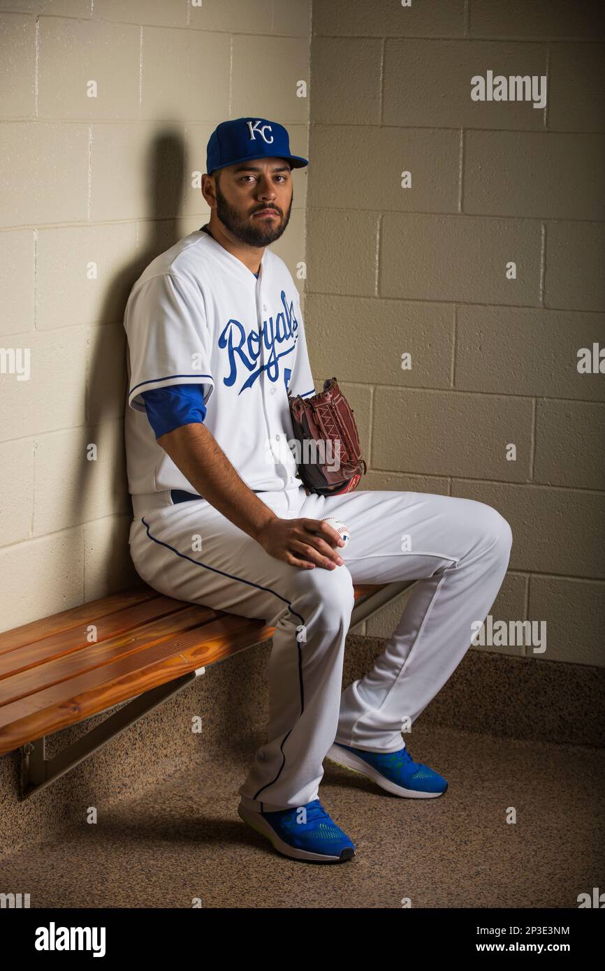 February 27, 2015: Pitcher Brian Broderick (59) poses for a portrait ...