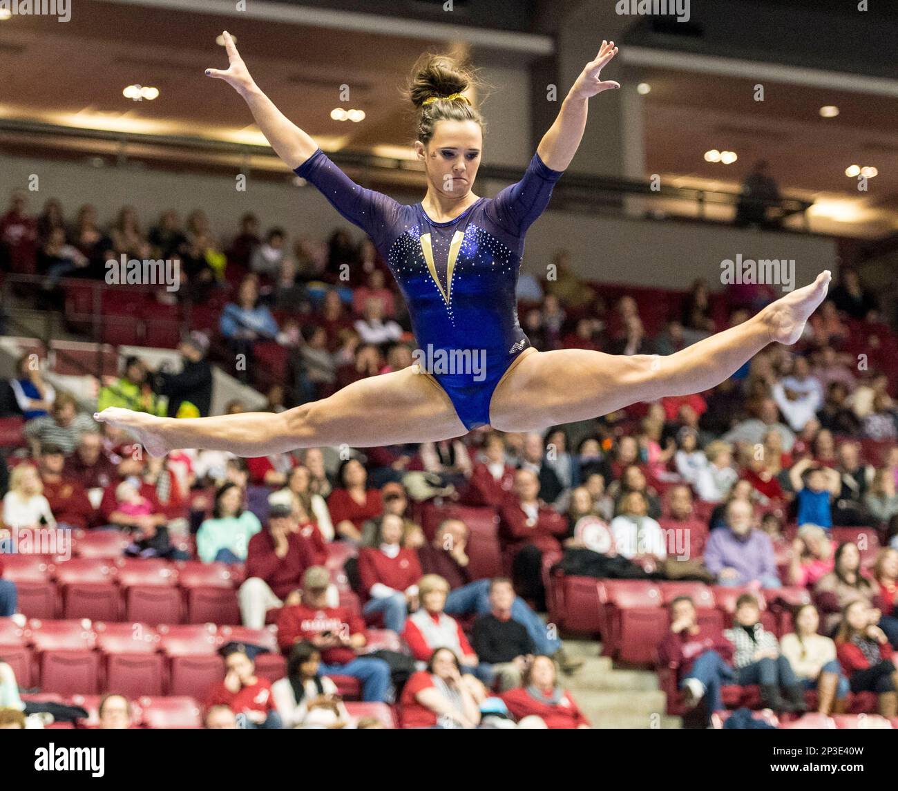LSU's Ashleigh Gnat scores a 9.85 on the beam during Alabama's NCAA ...