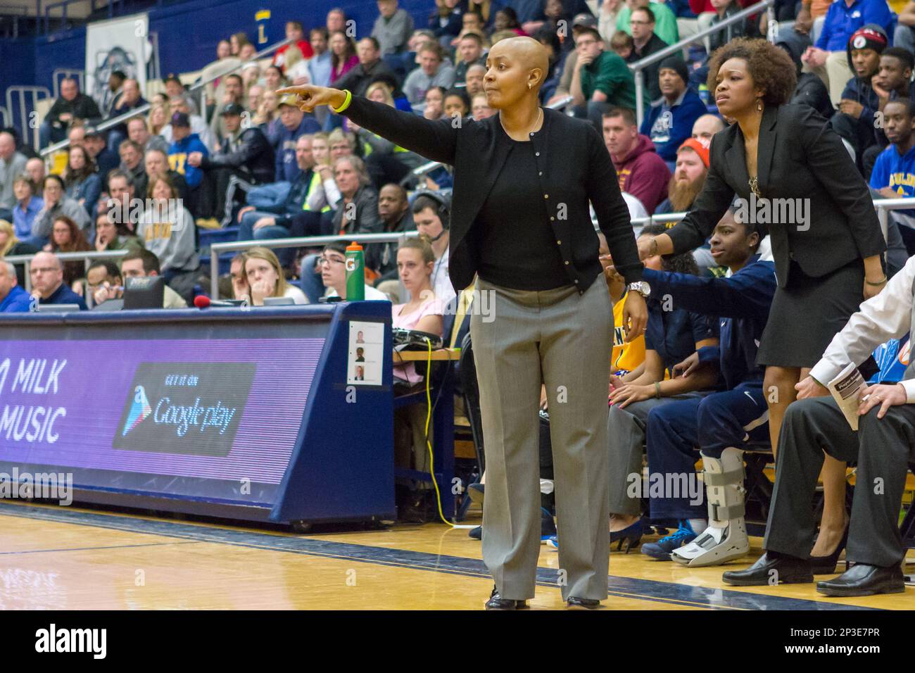 25 February 2015: Kent State Golden Flashes head coach Danielle O ...