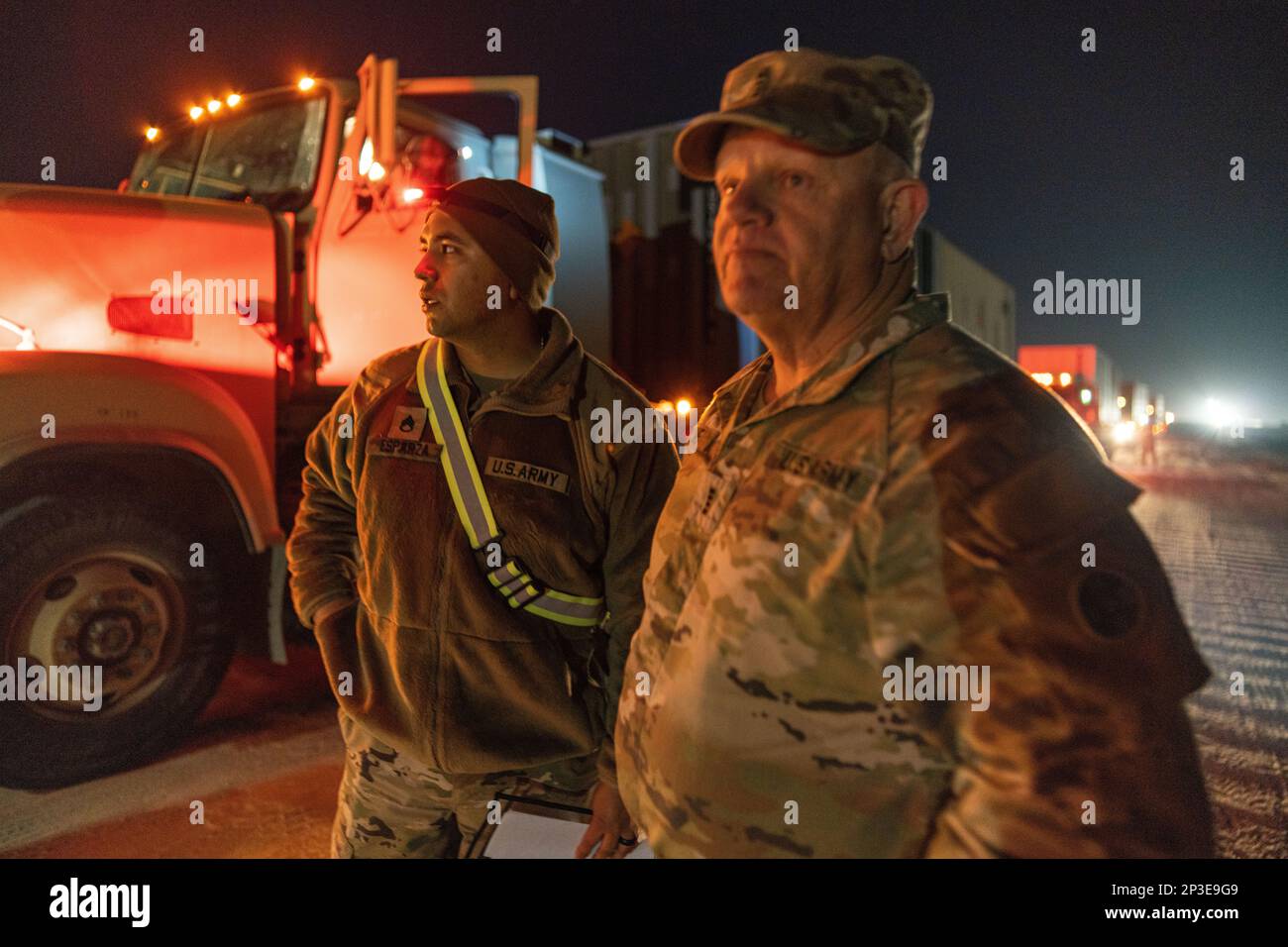 U.S. Army Staff Sgt. Gustavo Esparaza, a motor transport operator with ...
