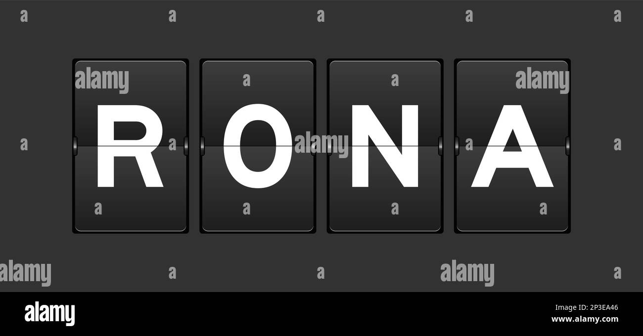 Rona Stock Vector Images - Alamy