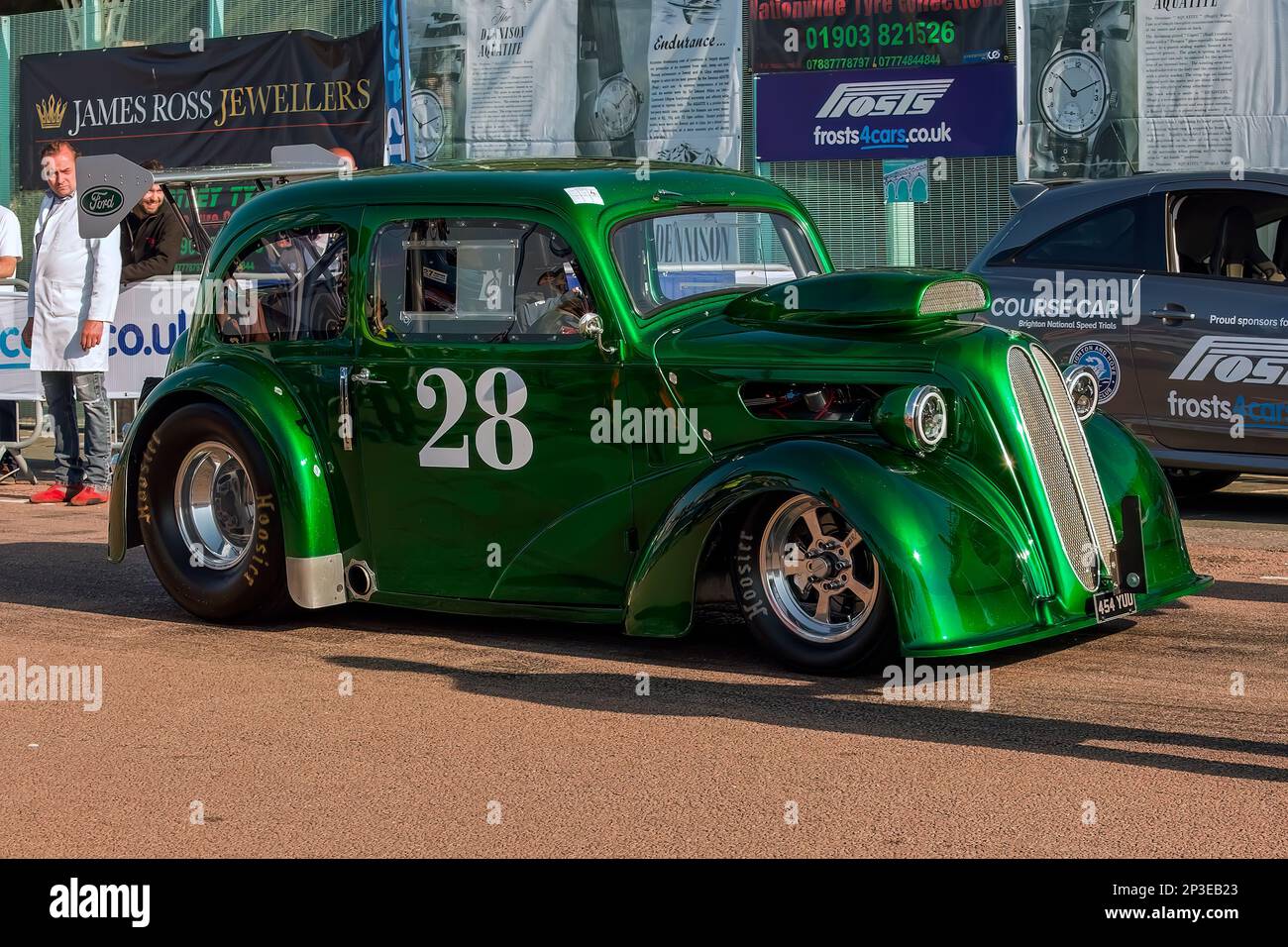 Paul Holland driving a Ford POP aka Ford Popular at The Brighton ...