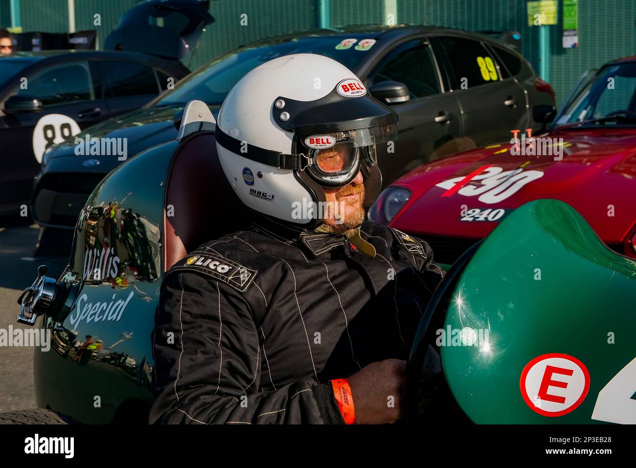 John Potts driving an Austin Willis Special at The Brighton National ...