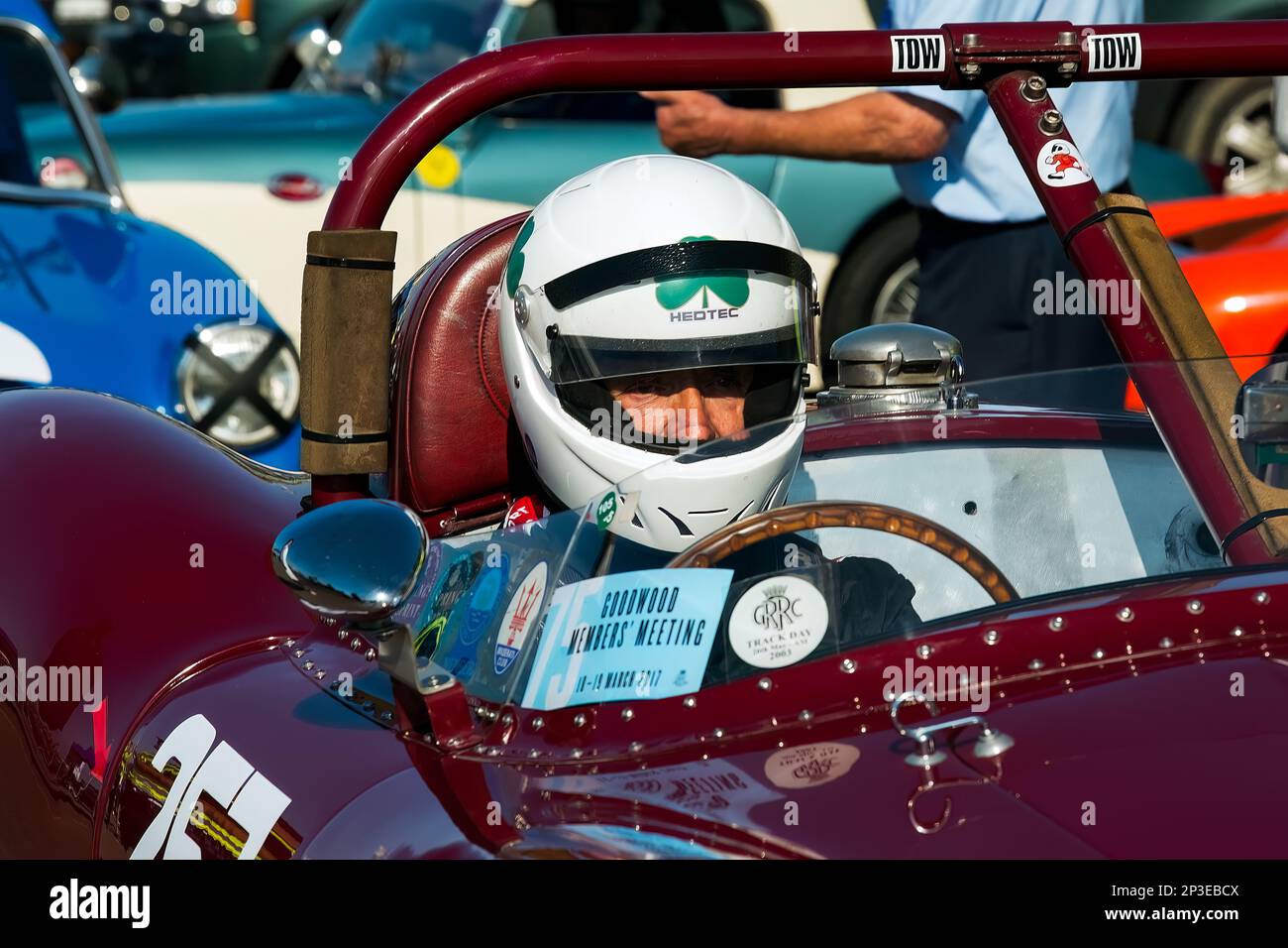 Michael Brogan driving a Maserati Monza Special at The Brighton ...