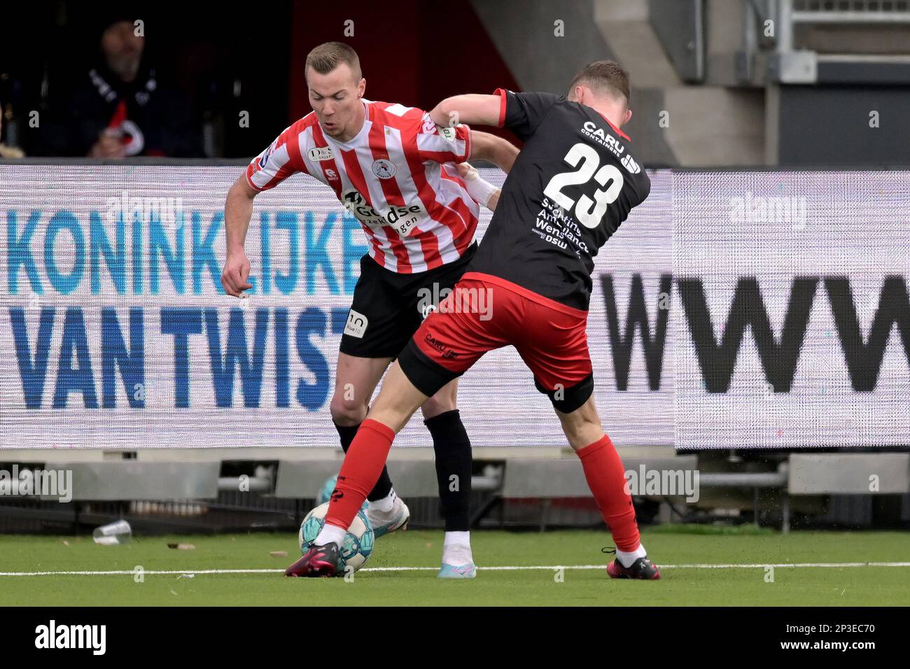 ROTTERDAM - (lr) Arno Verschueren of Sparta Rotterdam, Peer Koopmeiners ...