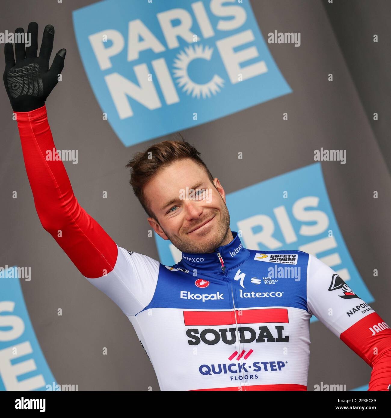 French Florian Senechal of Soudal Quick-Step pictured at the start of ...