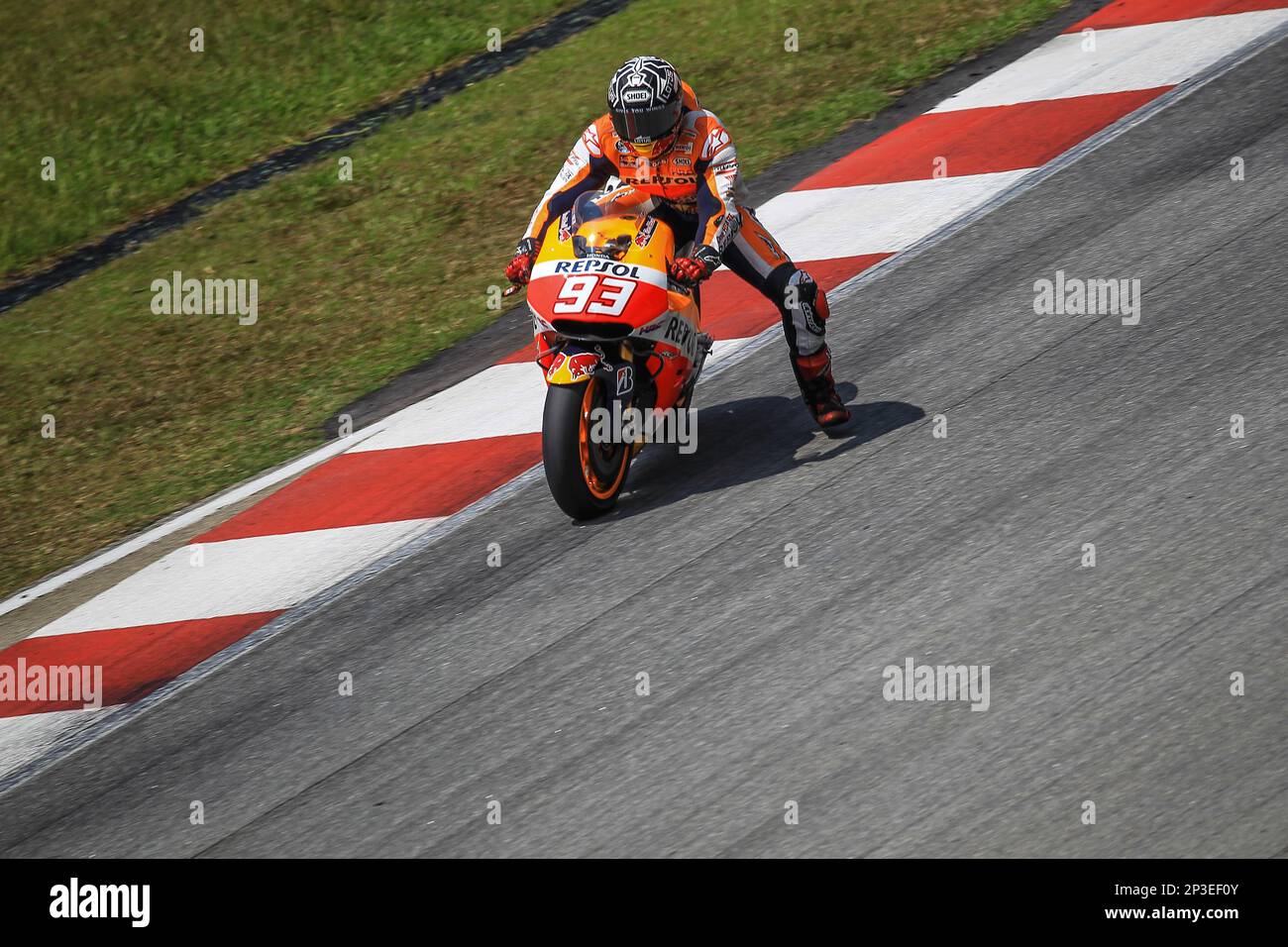 25 February 2015: Marc Marquez of Repsol Honda Team in action during ...