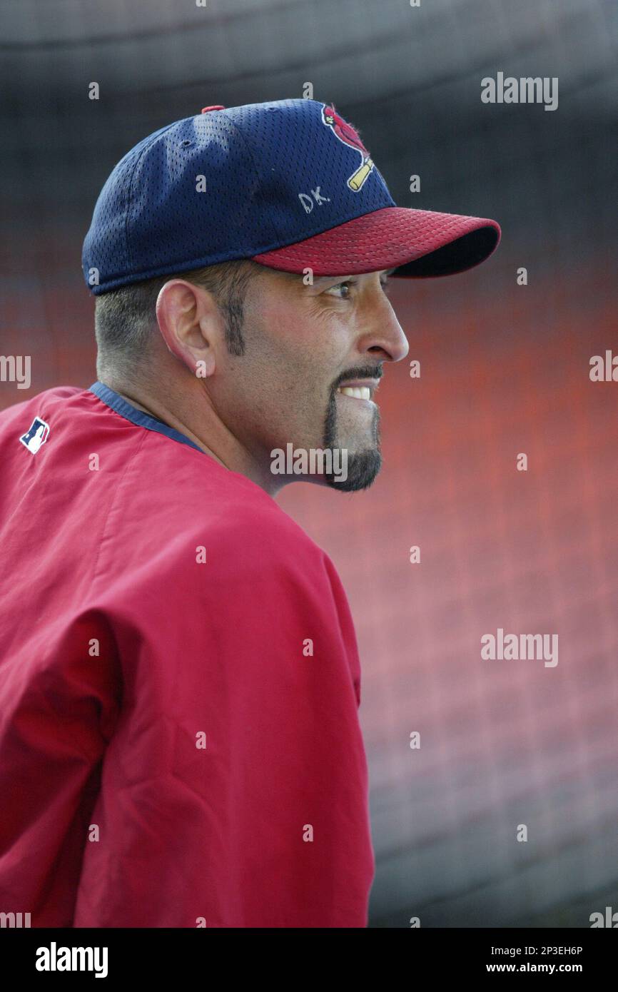 Fernando Vina of the St. Louis Cardinals before a 2002 MLB season game ...