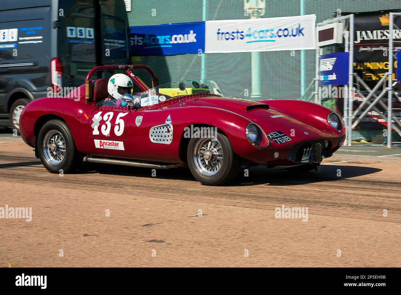 Michael Brogan driving a Maserati Monza Special at The Brighton ...