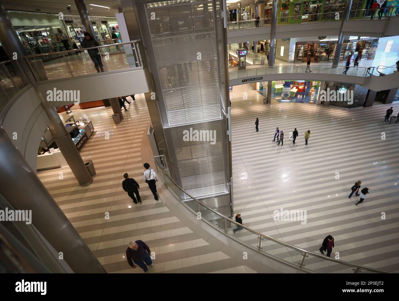 Mall of America security and a Bloomington police officer patrolled the ...
