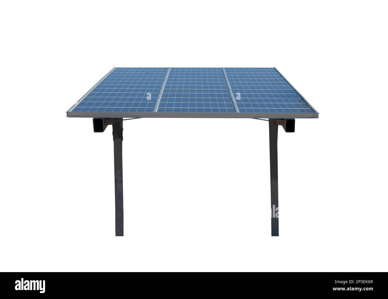 Renewable energy concept with isolated solar panel Stock Photo - Alamy