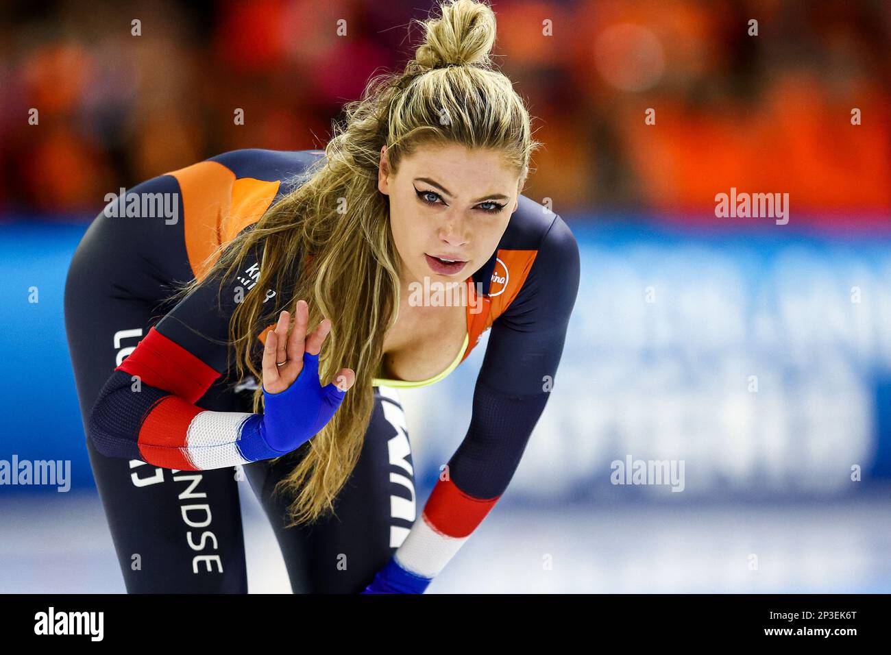 Herenveen Jutta Leerdam During The 1500 Meters For Women At The Isu