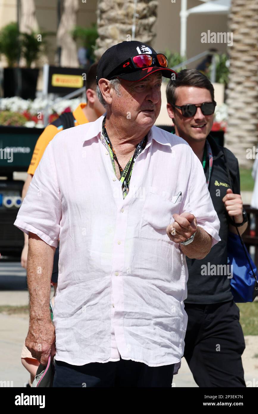 Nick Mason (GBR) Pink Floyd Drummer, guest of Alfa Romeo F1 Team ...