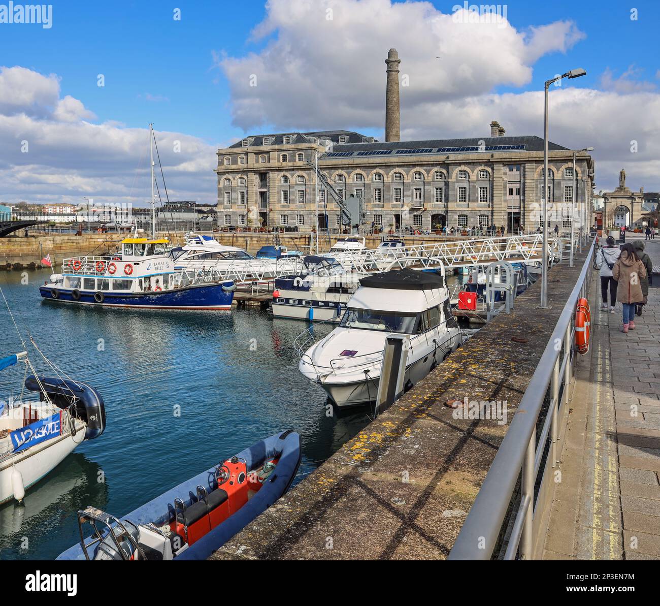 The Marina at the basin within the Royal William Yard in Stonehouse ...