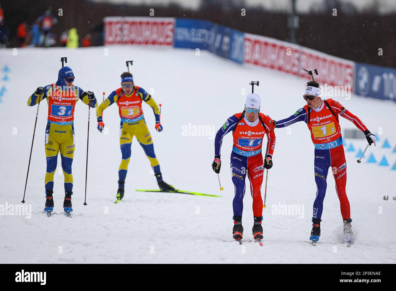 Biathlon World Cup race - mixed relay, 5 March 2023 Nove Mesto na ...