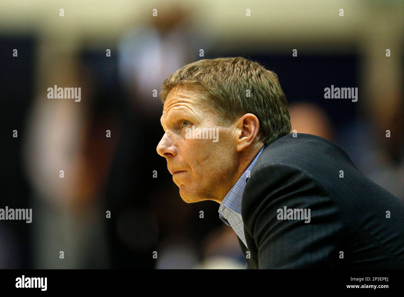 January 15, 2015: Gonzaga Bulldogs head coach Mark Few during the NCAA ...