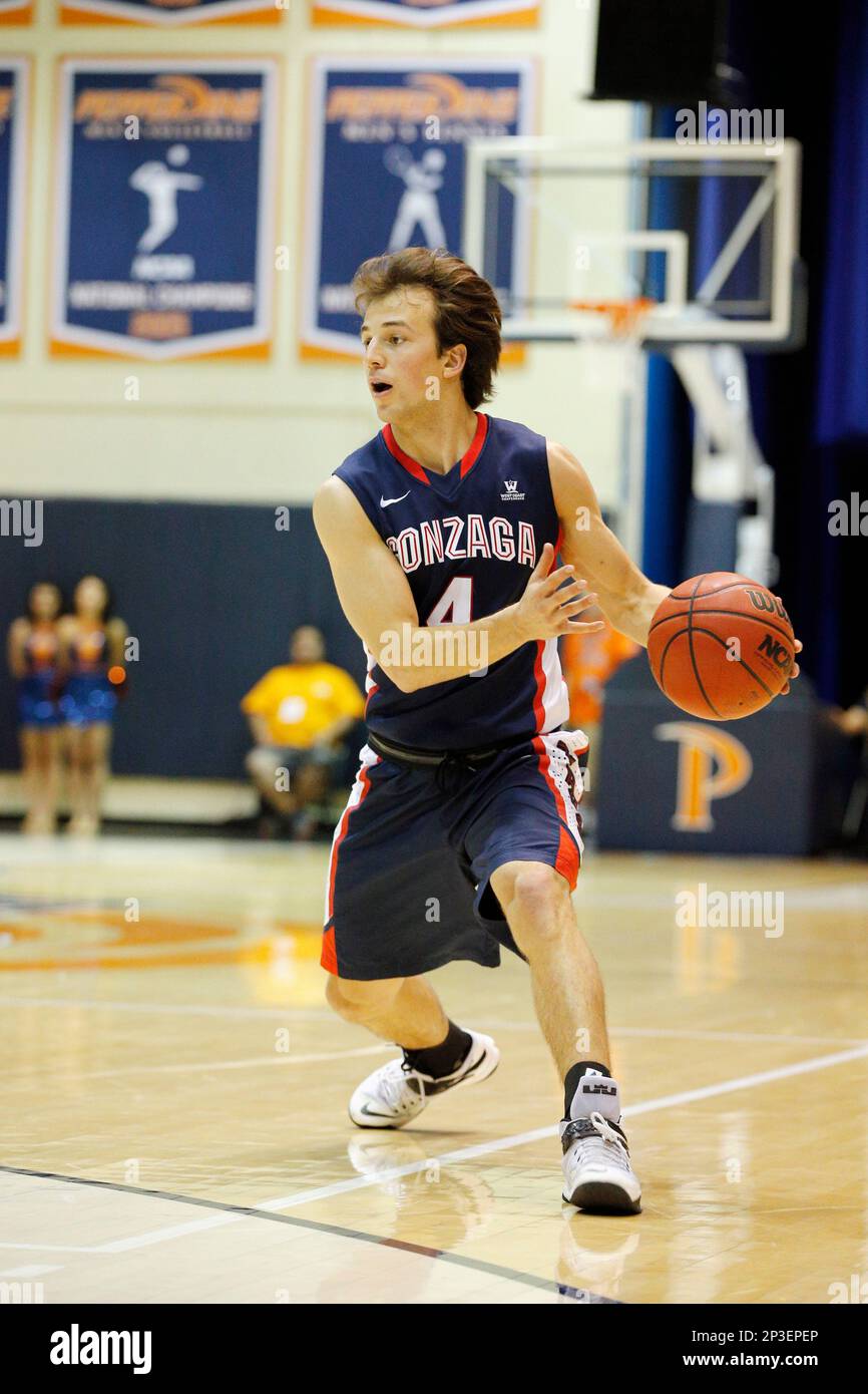January 15, 2015: Gonzaga Bulldogs guard Kevin Pangos (4) during the ...