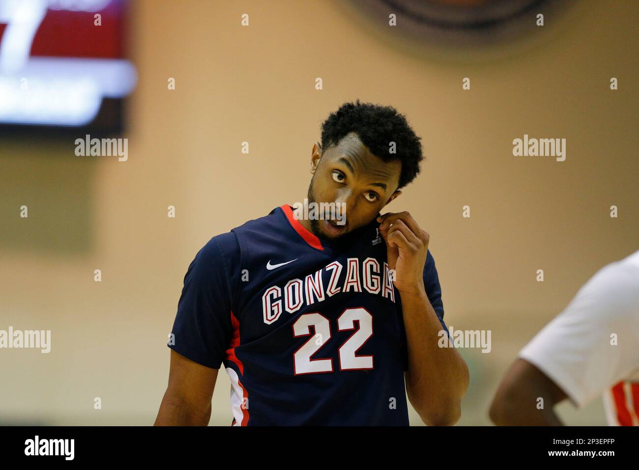 January 15, 2015: Gonzaga Bulldogs guard Byron Wesley (22) during the ...