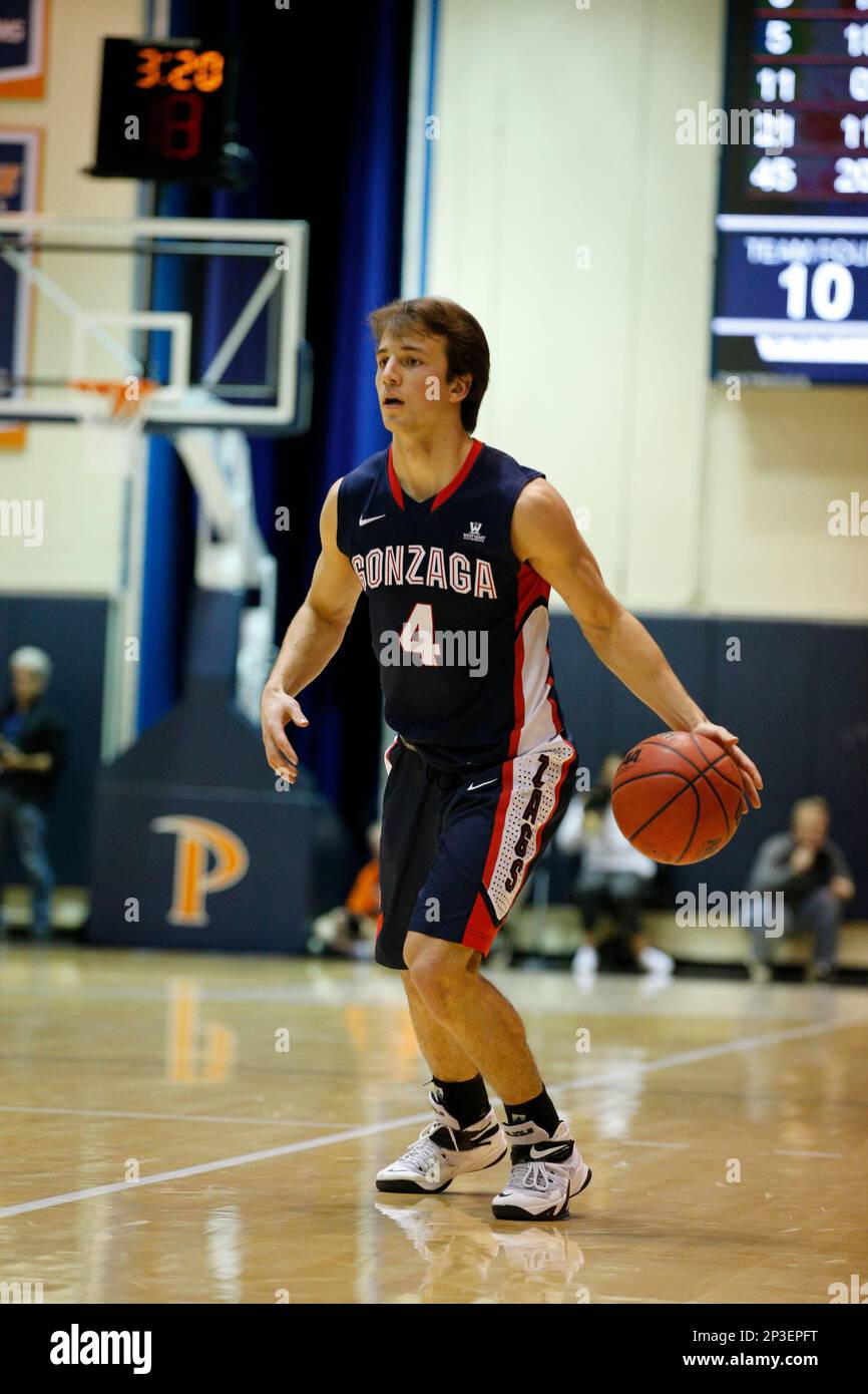 January 15, 2015: Gonzaga Bulldogs guard Kevin Pangos (4) during the ...