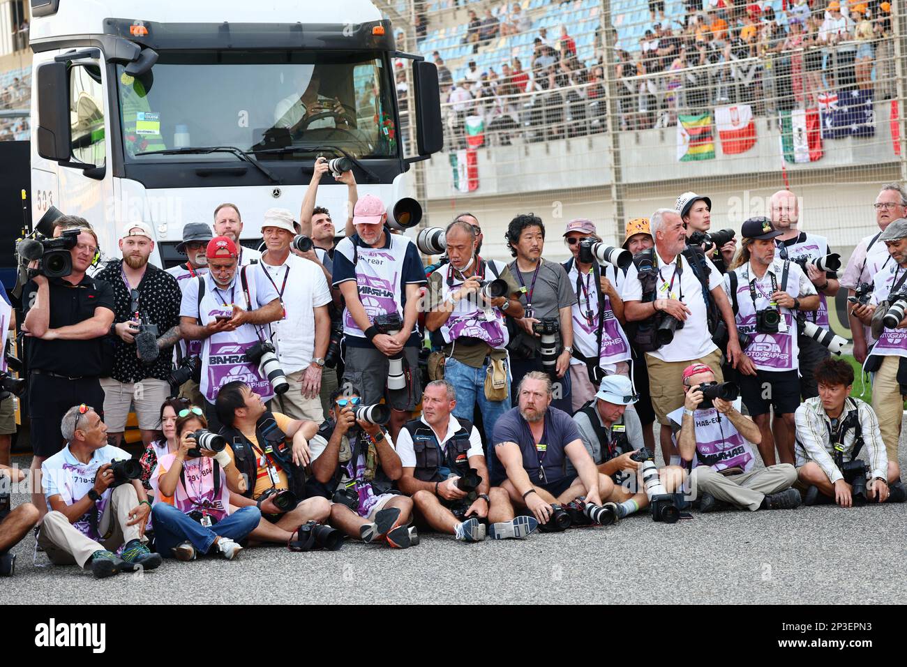 Circuit atmosphere - Photographers. 05.03.2023. Formula 1 World ...