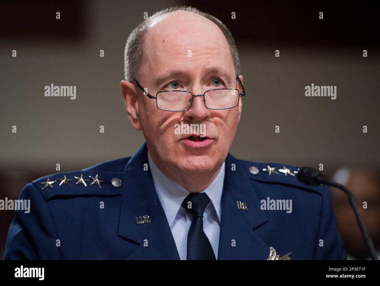 UNITED STATES - MARCH 12: Air Force Gen. Robert Kehler, commander of ...