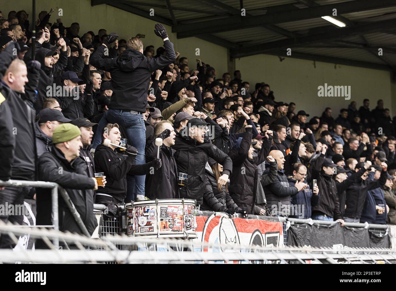 WAALWIJK - 05-03-2023. Mandemakers stadium. Eredivisie, Dutch football ...