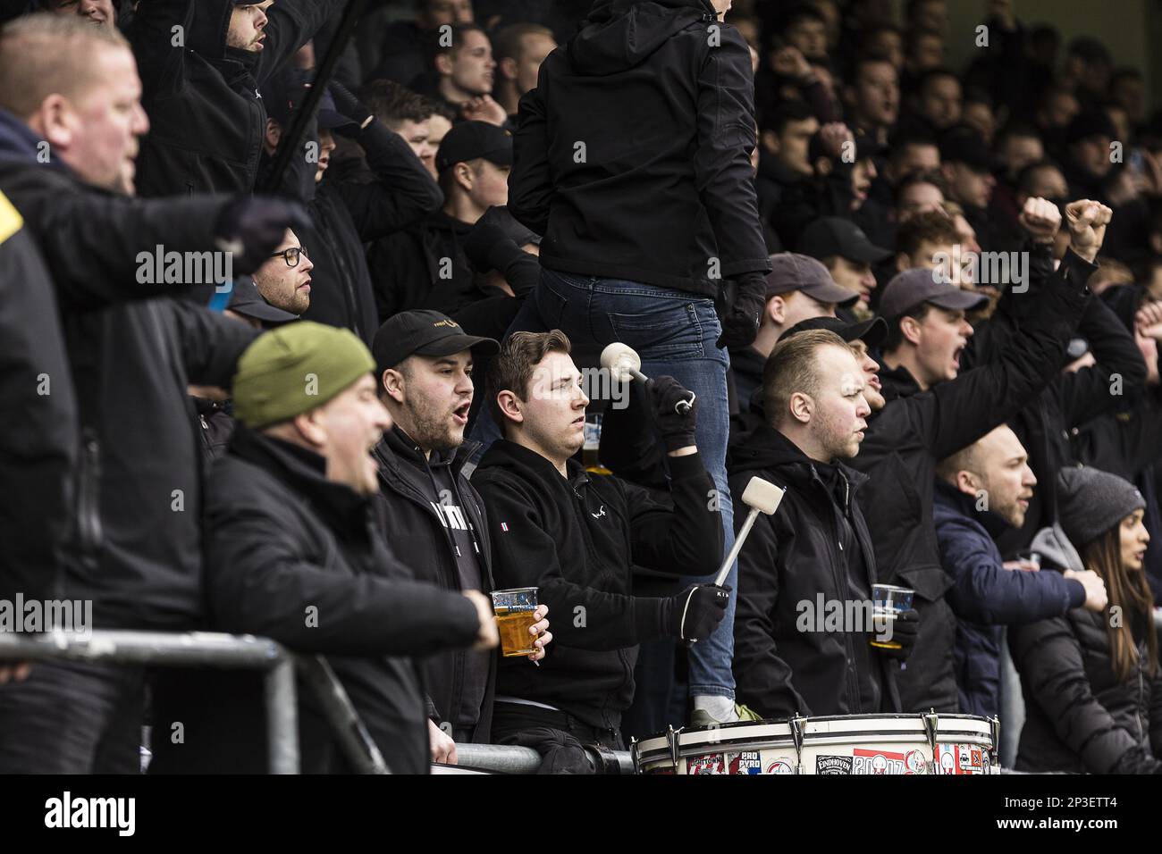 WAALWIJK - 05-03-2023. Mandemakers stadium. Eredivisie, Dutch football ...