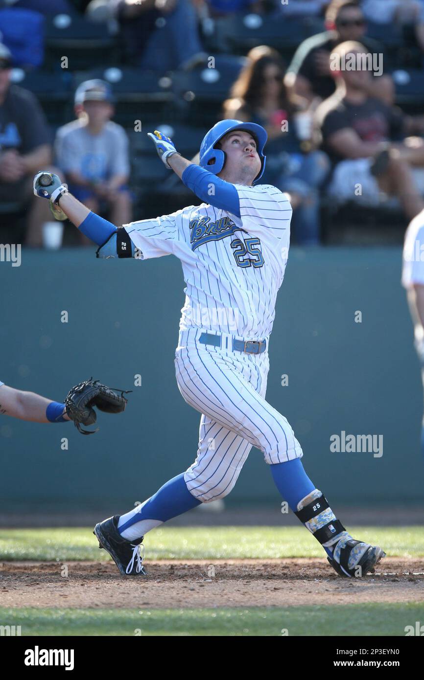 Chris Keck (25) of the UCLA Bruins bats during a game against the ...