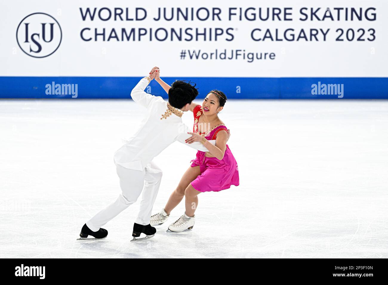 Hailey YU & Brendan GIANG (CAN), during Junior Ice Dance Free Dance, at ...