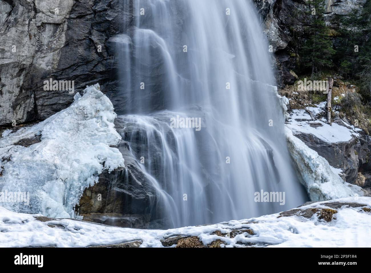 The beauty and power of the Krimmler Waterfalls in the Austrian ...